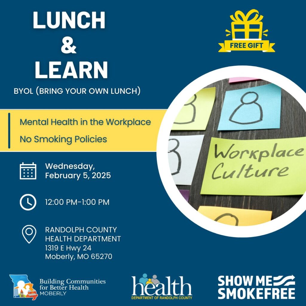 Lunch and LearnRandolph County Health Department